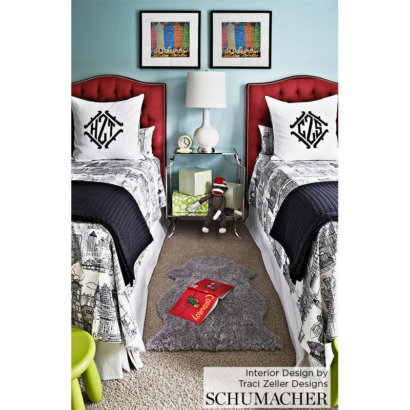 New York, New York Fabric by Schumacher