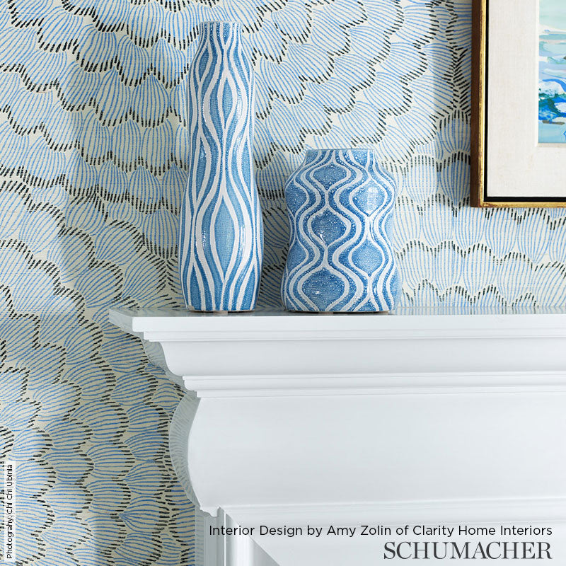 Feather Bloom Wallpaper by Schumacher
